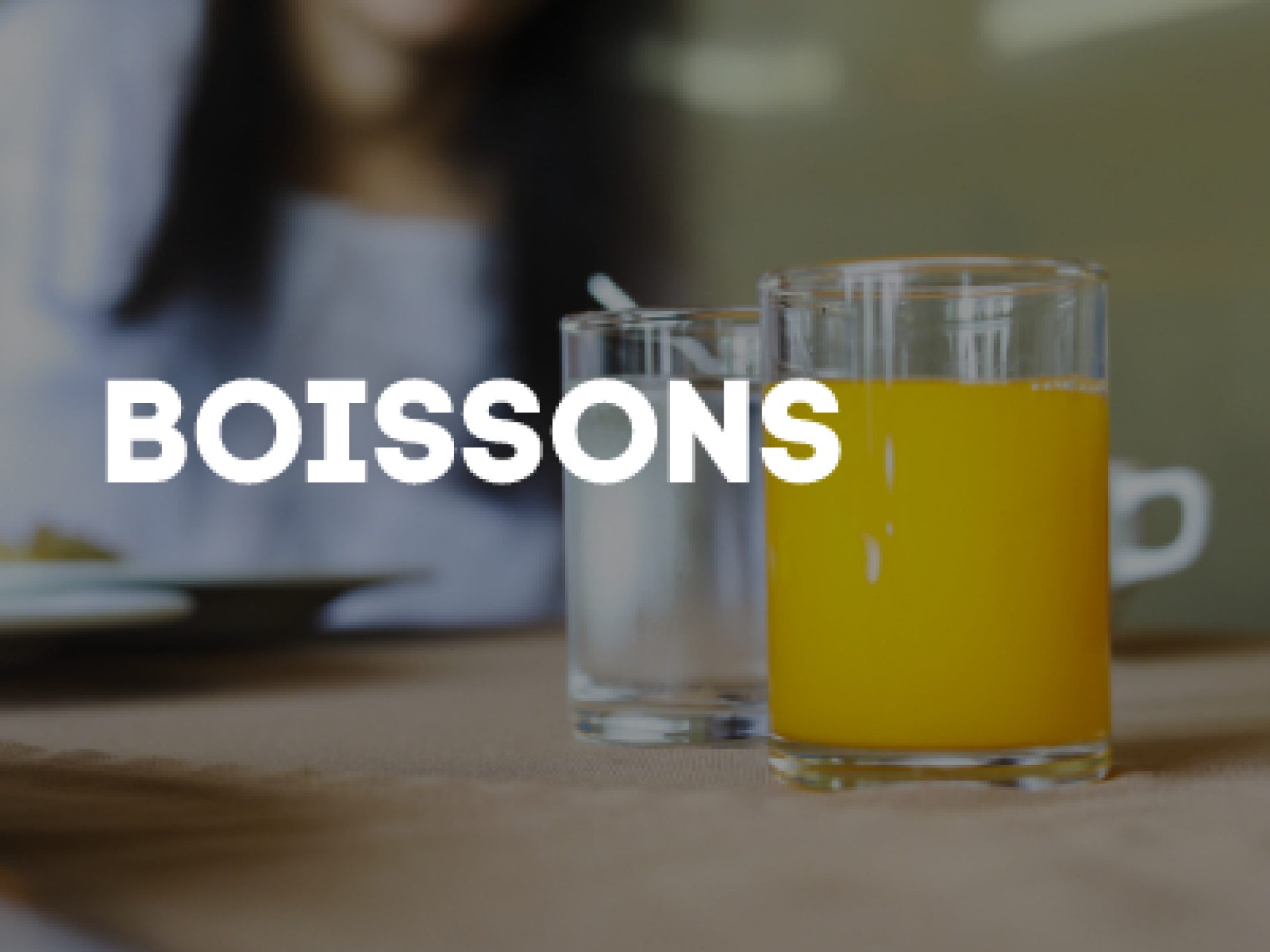 Nos boissons