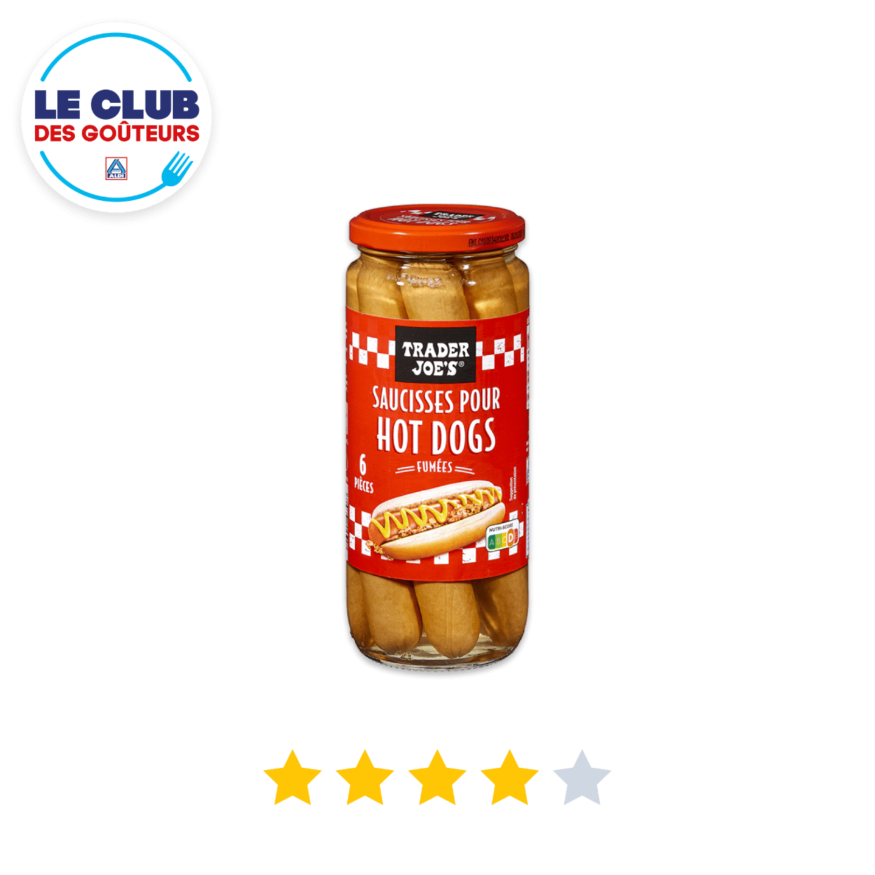 TRADER JOES® Saucisses pour hot dogs à bas prix chez ALDI