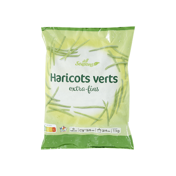 ALL SEASONS® Haricots verts extra fins à bas prix chez ALDI