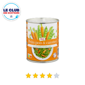 FLEURS DES CHAMPS® Petits pois carottes à bas prix chez ALDI